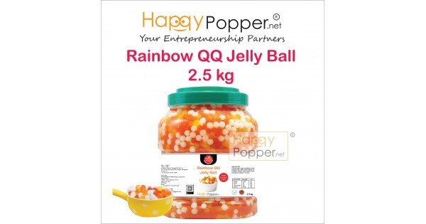 Rainbow QQ Jelly Pearl Ball 2.5 kg ( 6/Ctn ) BT-J0033 3色寒天彩球 2.5公斤